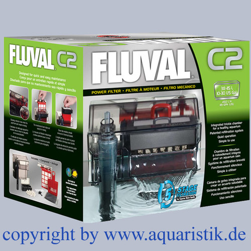 Fluval C2 | Fluval C Serie + Medien | Hang-on Außenfilter | Filter ...