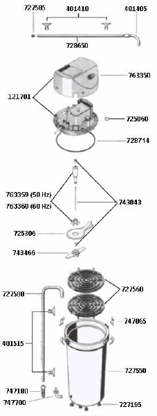 Ersatzteilliste 2217/2317 | Aussenfilter | E.Teile/Listen/Service ...